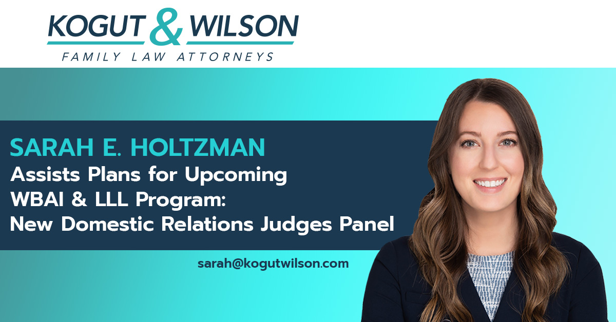 Sarah E. Holtzman Organizes WBAI & LLL Series in Domestic Relations ...