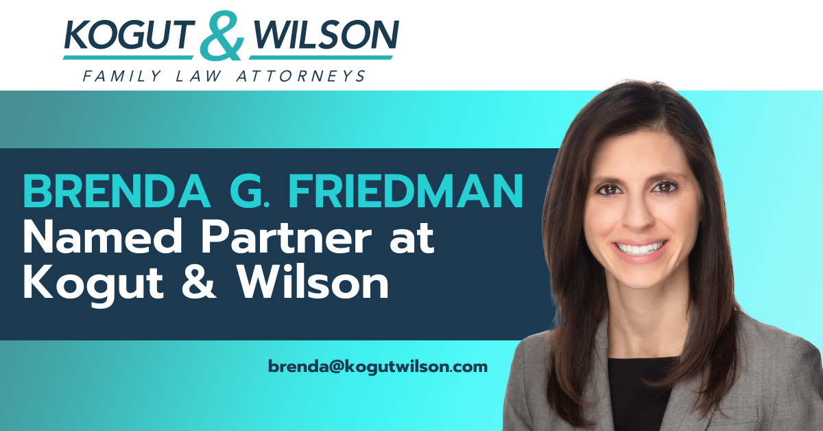Brenda G. Friedman Advances to Partner at Kogut & Wilson - Kogut & Wilson
