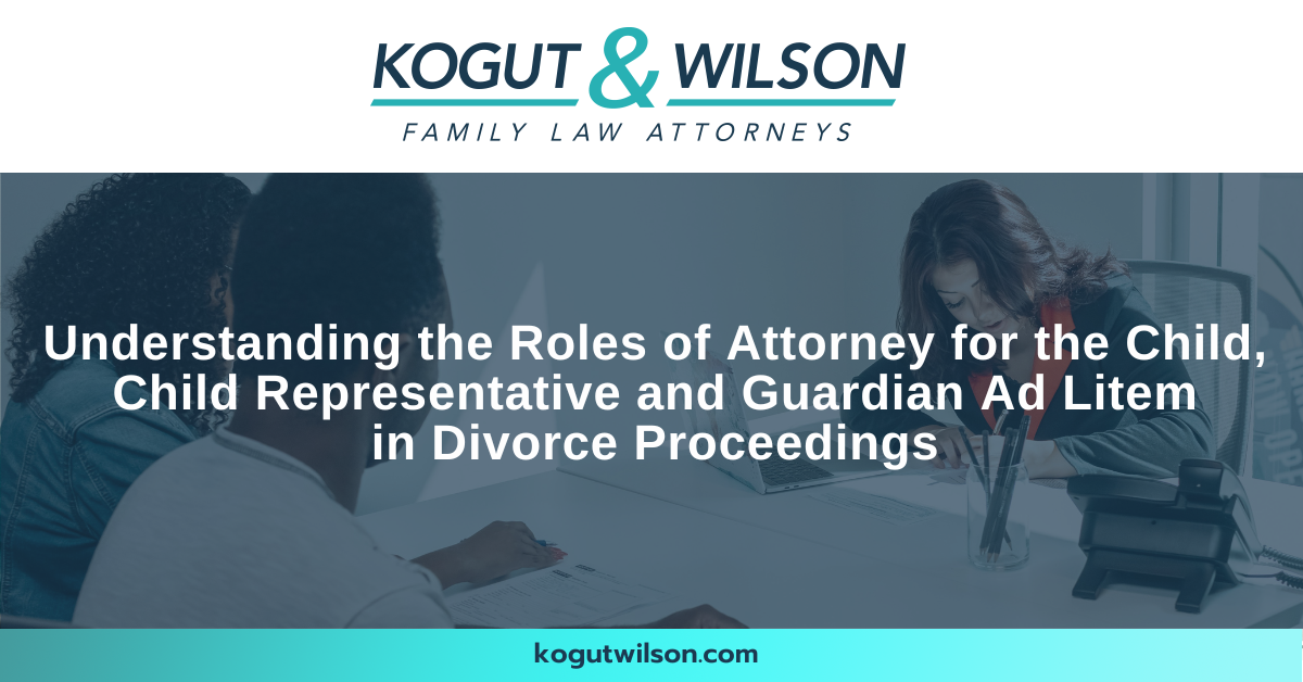 What is the Difference Between (1) an Attorney for the Child, (2) a ...